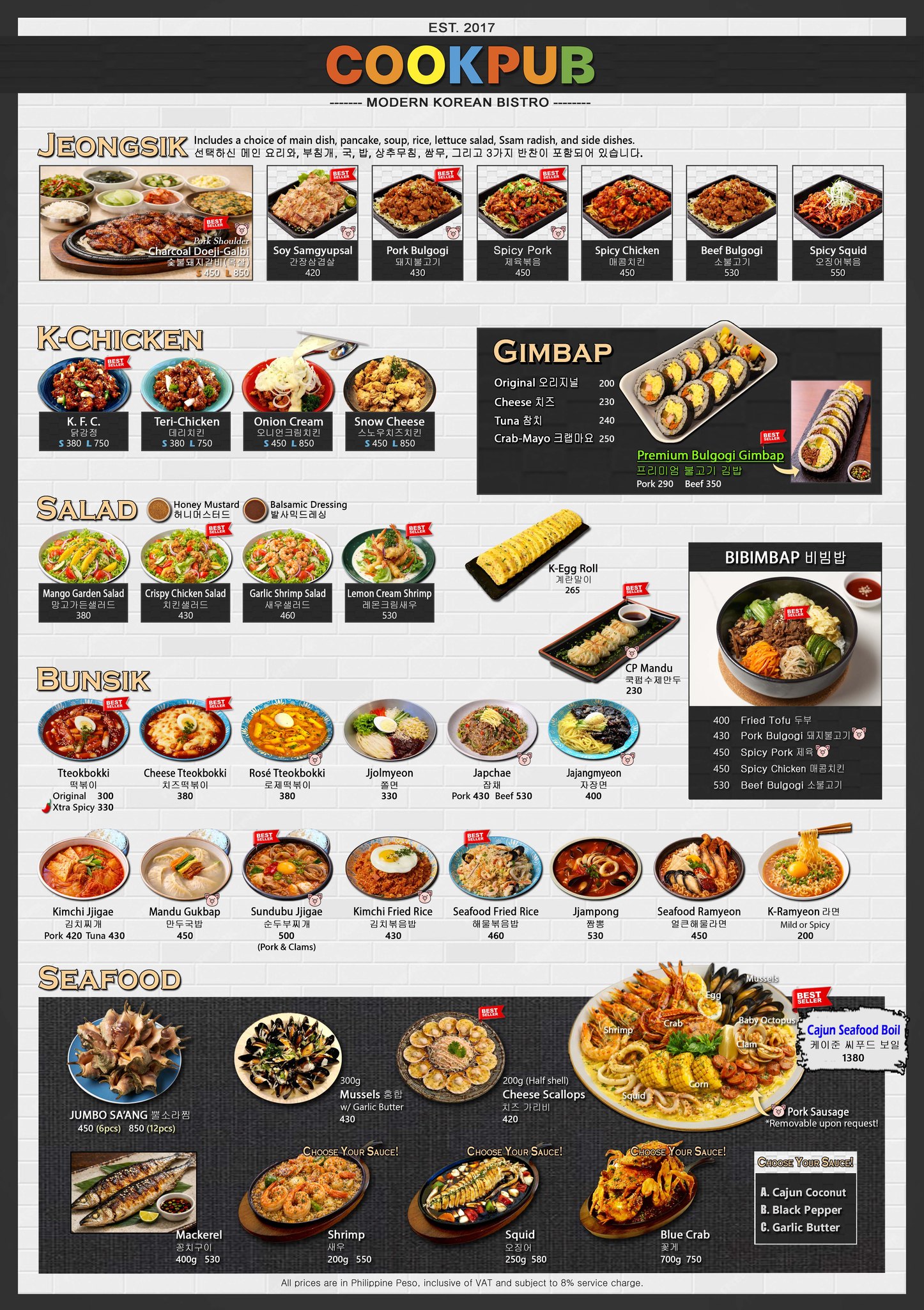 Menu - Pho19